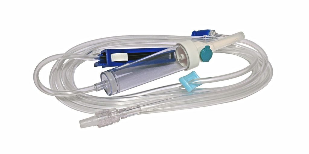 IV Set, 75", 15 drops/mL, Y-Site, Non-DEHP, Latex-Free, Vented Spike ...