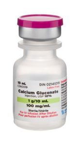 Calcium Gluconate, Preservative Free 10%, 100 mg / mL Intravenous ...