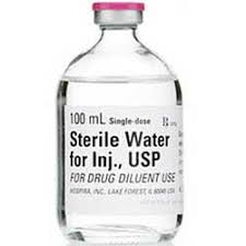 Sterile Water for Injection, Preservative Free Injection Single Dose ...