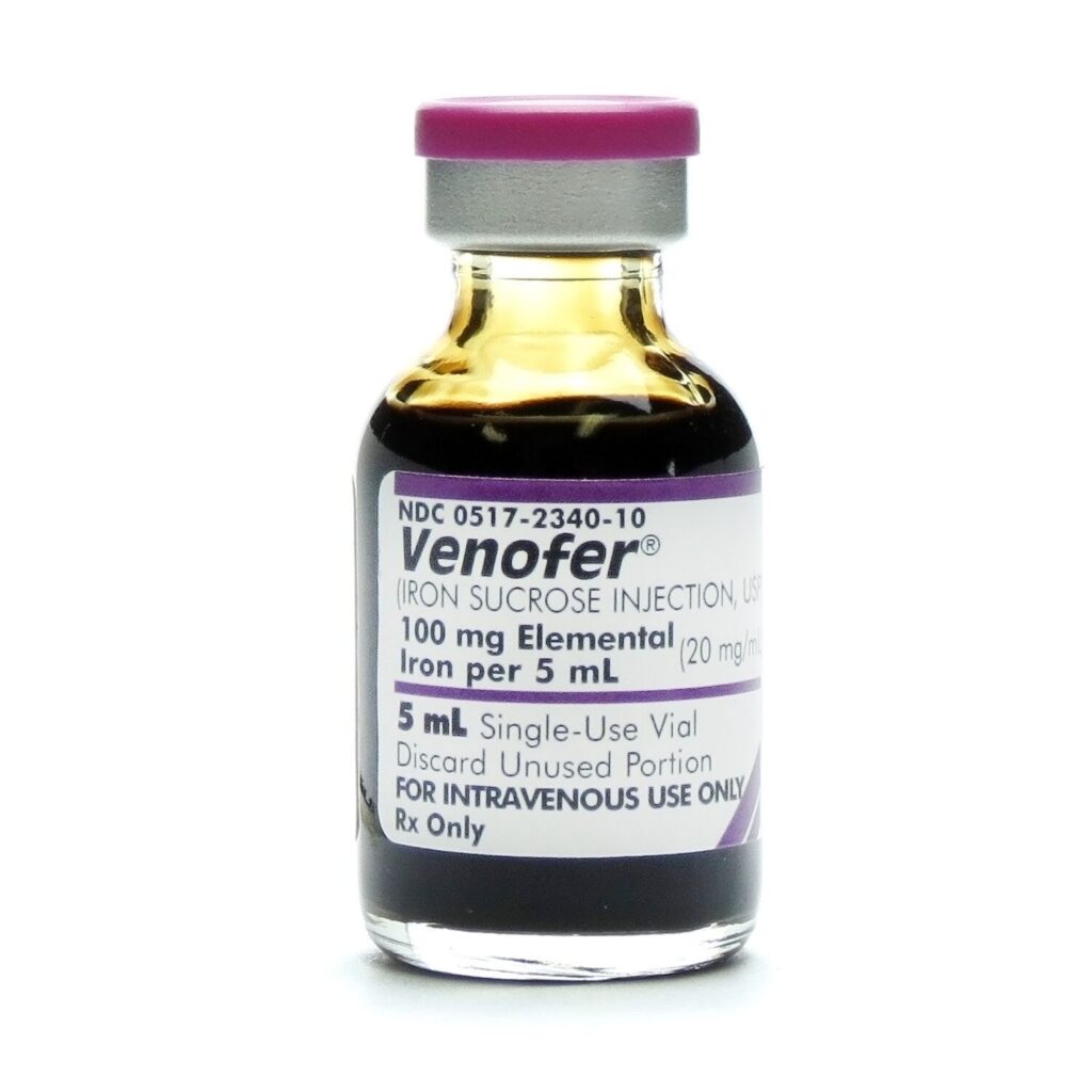 Venofer Iron Preparation Iron Sucrose Complex 20 mg / mL Intravenous ...