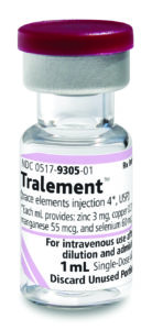 Tralement (trace elements injection 4, USP) (MTE 4R) - Merit Pharmaceutical