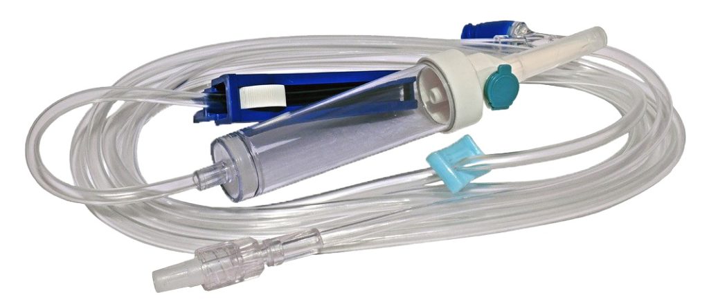IV Set, 75", 15 drops/mL, Y-Site, Non-DEHP, Latex-Free, Vented Spike ...