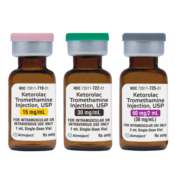 Ketorolac Tromethamine Injection, Single Dose Vial, 2mL, Preservative ...