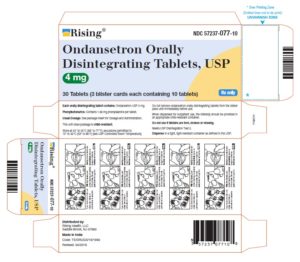 Ondansetron ODT 4mg Tablets Blister Pack 1 x 3 x 10 UD Unit Dose ...