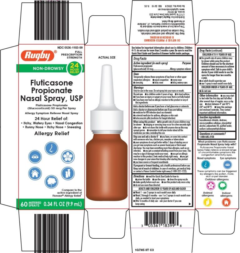 FLUTICASONE PROPIONATE (FLONASE) NASAL SPRAY 50MCG, 16GM NDC ...