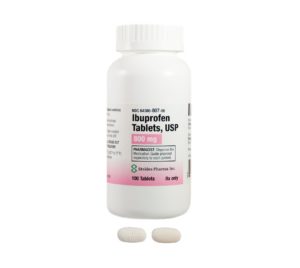 Ibuprofen 800 mg Tablet Bottle 100 Tablets (RX Only) - Merit Pharmaceutical