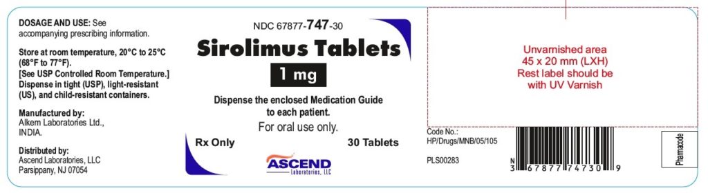Sirolimus 0.5mg Tablet 100 Bottle - Merit Pharmaceutical
