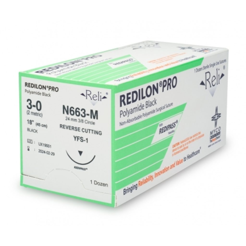 Suture Needle Code Meaning Ethicon 663G Nylon Sutures - Non-Absorbable ...