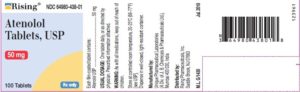 Atenolol Tablets 25mg, 1000 Bottle - Merit Pharmaceutical
