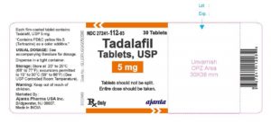Tadalafil Tablets 5mg 500 Bottle - Merit Pharmaceutical