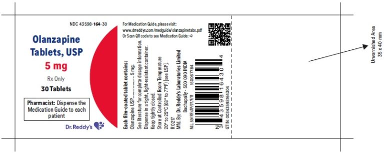 Olanzapine 5 mg Tablet Bottle 30 Tablets - Merit Pharmaceutical