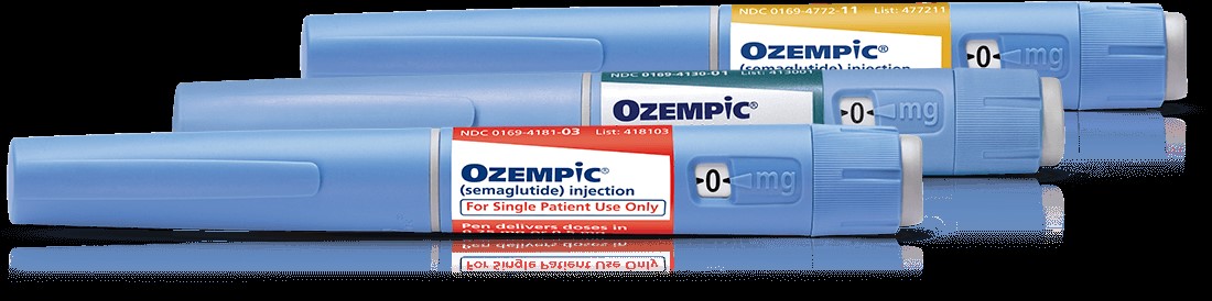 Ozempic® Semaglutide Prefilled Injection Pen 2mg/3mL, 1 Pen Non ...
